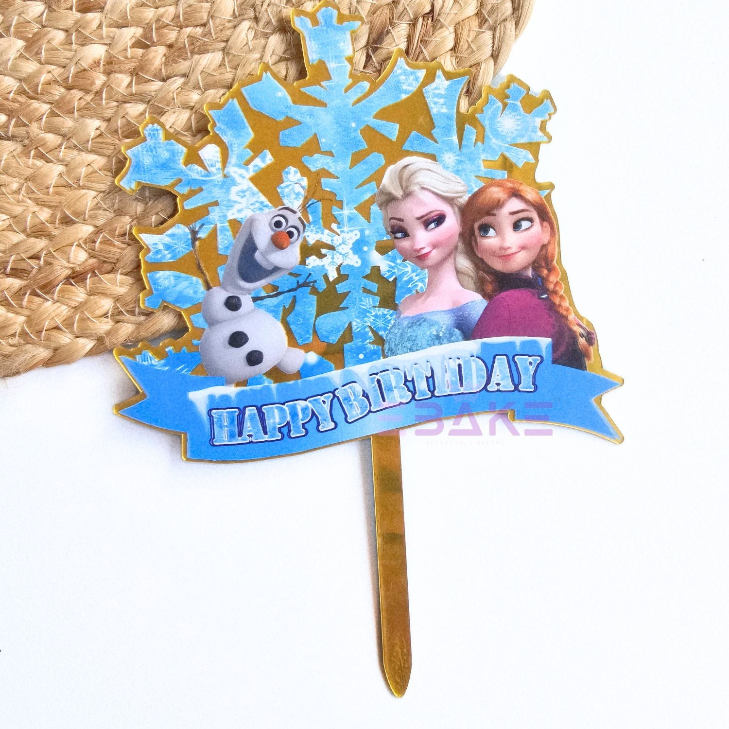 Printed Acrylic Cake Topper – EBAKE