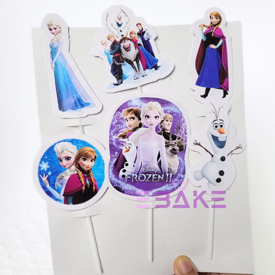 Frozen Paper Theme Topper – EBAKE