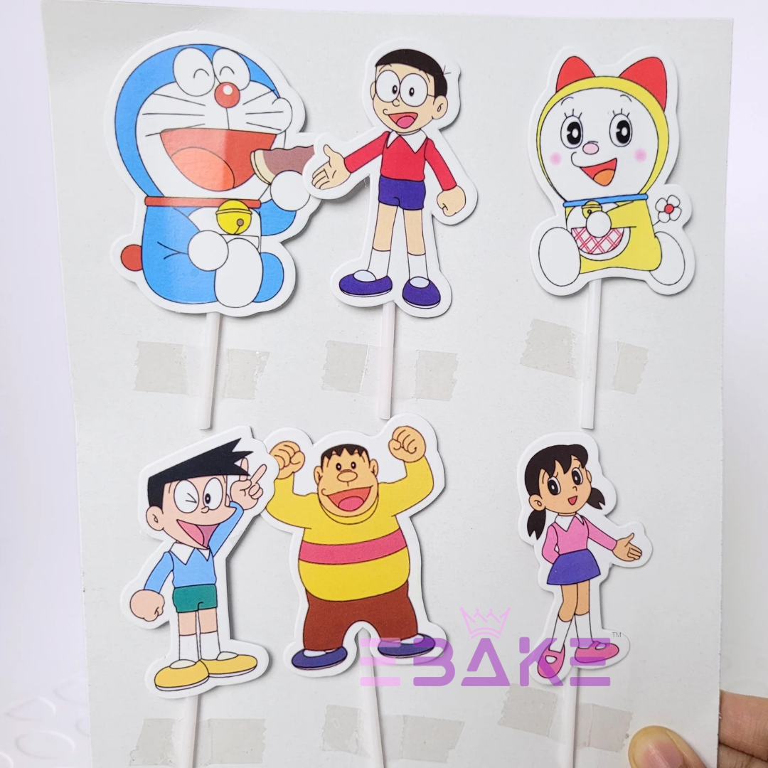 Doraemon Theme Paper Topper Set – EBAKE